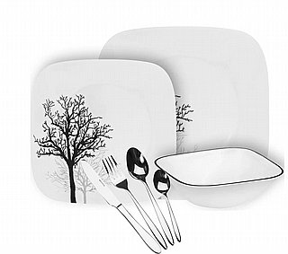 סט צלחות קורנינג 84 חלקים CORELLE® - Lia | פשוט לבית