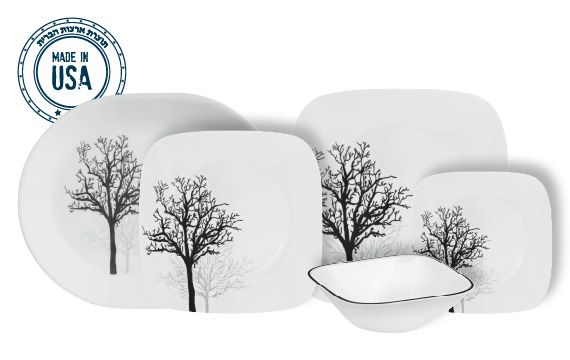 צלחת קורנינג Corelle – Timber Shadows | פשוט לבית