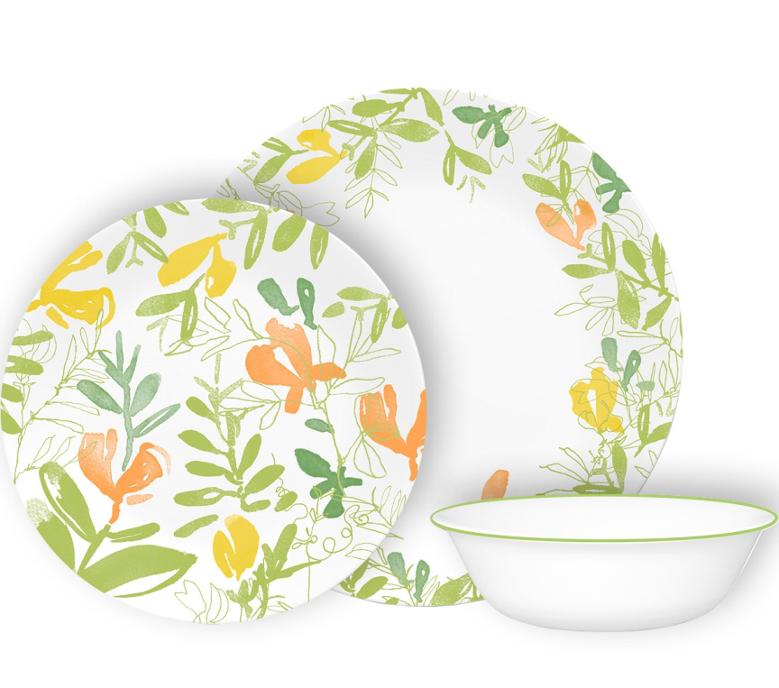 סט צלחות 18 חלקים CORELLE® - Splendor Vive